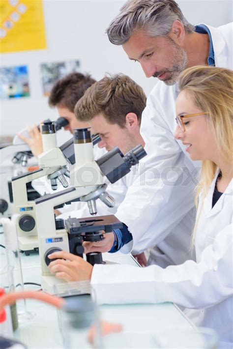 Laboratory Class Stock Image Colourbox