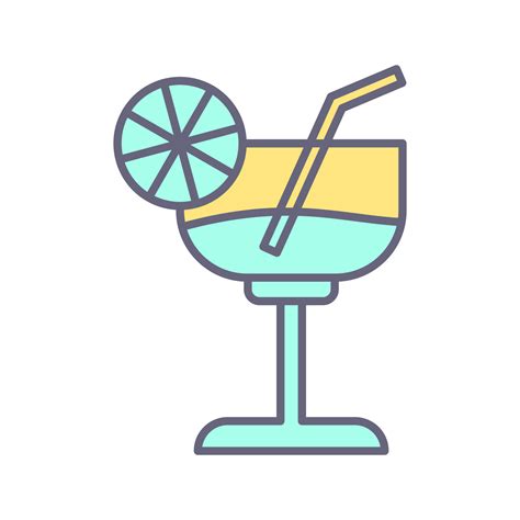 Cocktail Vector Icon 18895153 Vector Art At Vecteezy