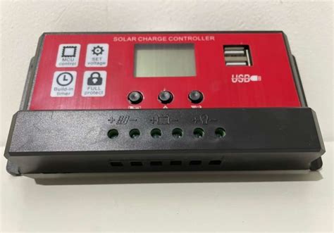 Promo Solar Charge Controller 20a 12v 24vpanel Surya Charger Lcd 20a