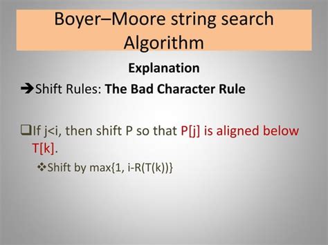 String Matching Algorithms Pattern Matching Ppt