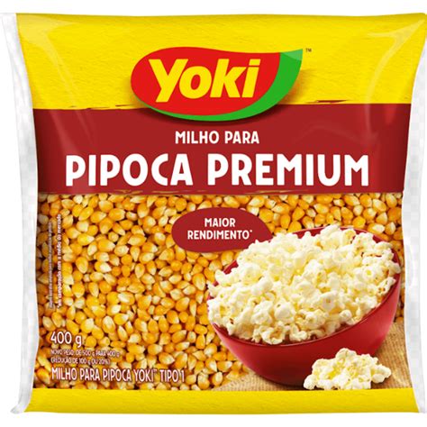 Milho Para Pipoca Tipo 1 Yoki Premium Pacote 400g Apoio Entrega V2