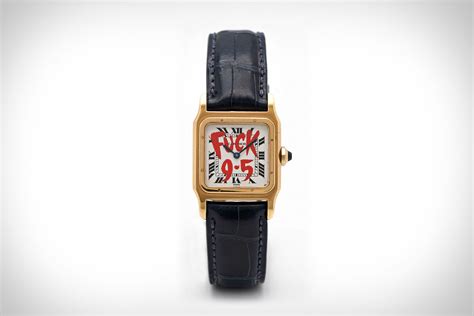 Travis W Simons Fck 9 5 Cartier Watch Uncrate