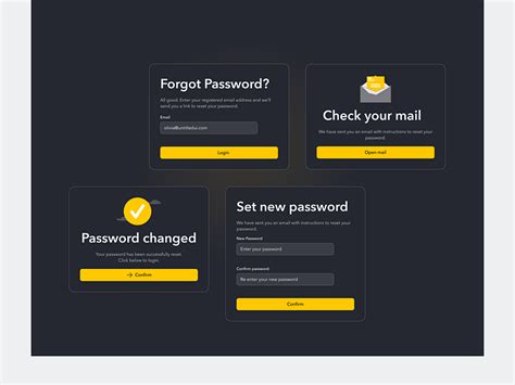 Lms Forgot Password Components By Adila Sharin On Dribbble