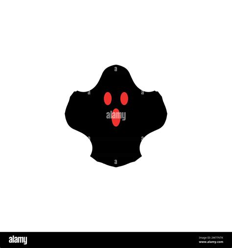 Ghost Icon Simple Style Halloween Holiday Poster Background Symbol