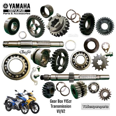 Parts Gearbox Washer Circlip Oil Seal Y15zr Shopee Malaysia