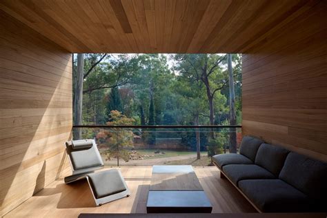 Robbie Walker Covers Sawmill Treehouse In Australia With Slatted Steel