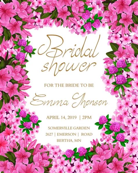 Bridal Shower Invitation Clip Art