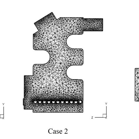 Cross Section Of Generated Meshes For Analyzed Cases Download