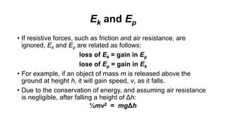 WORK ENERGY POWER Pptx Physics Science