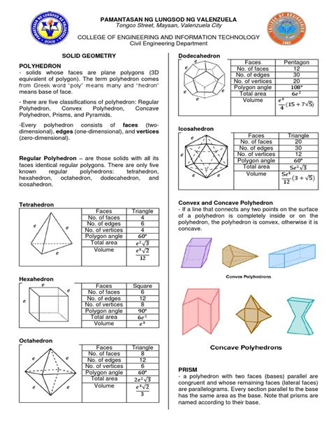 6 2 solid geometry 1 polyhedrons pdf