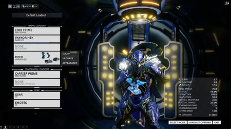 Lokis Knave Skin Has Bugged Placements For Sparring Weapons General Warframe Forums