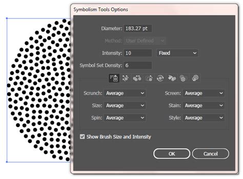 Adobe Illustrator Generate Vector Pattern Of Random Dots With Specific Density Graphic