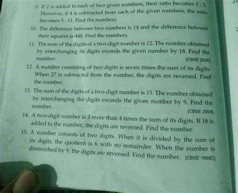 if 2 is added to each of two given numbers their ratio becomes 1 2 howe