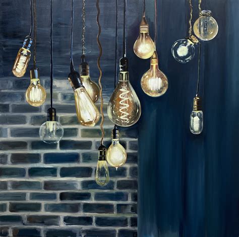 Купить картину Композиция Лампочки в Москве от художника Ткаченко Маргарита