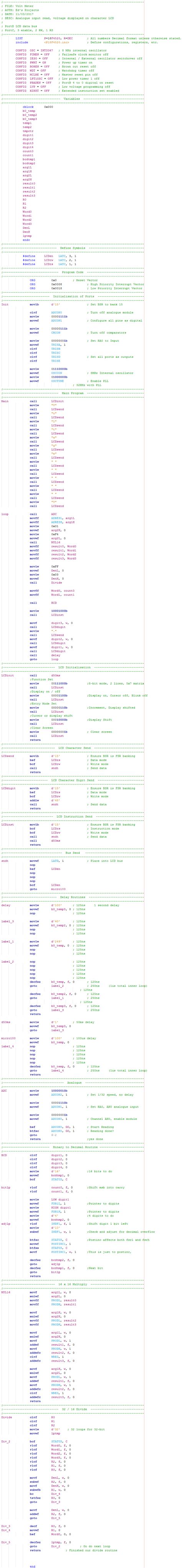 18 Series Microcontroller Chapter 10 Adc And Binary To Decimal