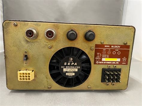 Tokyo High Power Hl 250v 2m Linear Amplifier Real Yahoo Auction Salling