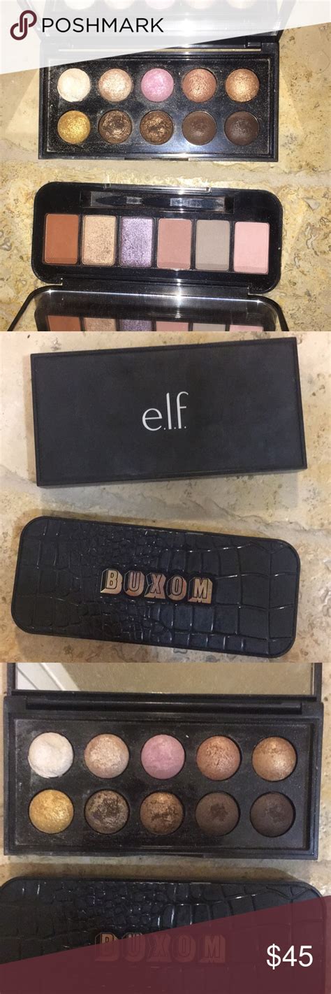 Set Of 2 Elf And Buxom Eyeshadow Palettes