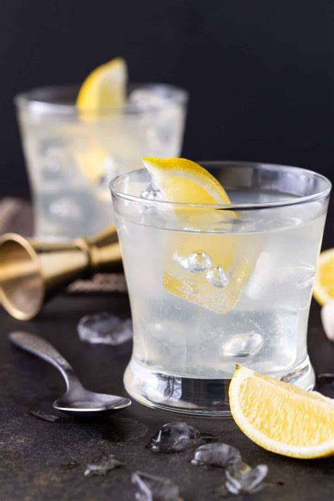 Elderflower Vodka Soda Recipe Garnish With Lemon