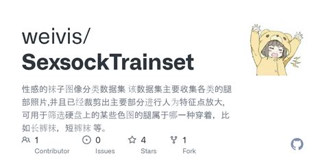 Github Weivissexsocktrainset 性感的袜子图像分类数据集 该数据集主要收集各类的腿部照片并且已经裁剪出主要