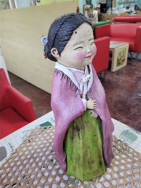테라코타 권수미 토우 흙인형 도자인형 은비여랑 행복을부르는 토우 Youtube