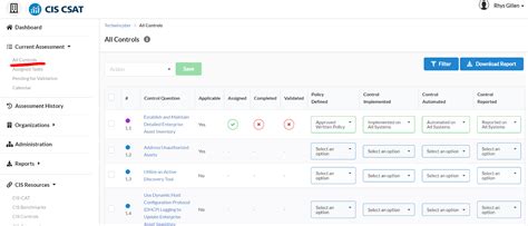 Cis Csat Self Assessment Tool Techwincyber