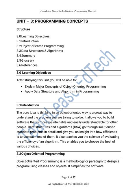3 Programming Concepts Teamlease Edtech Ltd Amita Chitroda Page