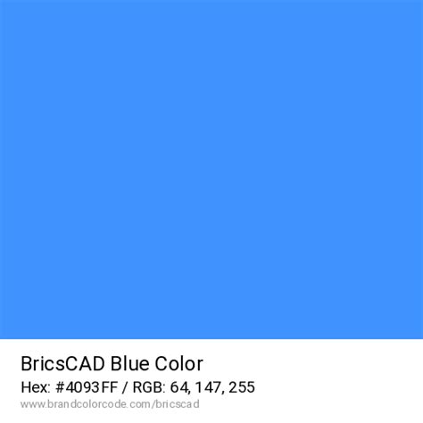 Bricscad Brand Color Codes