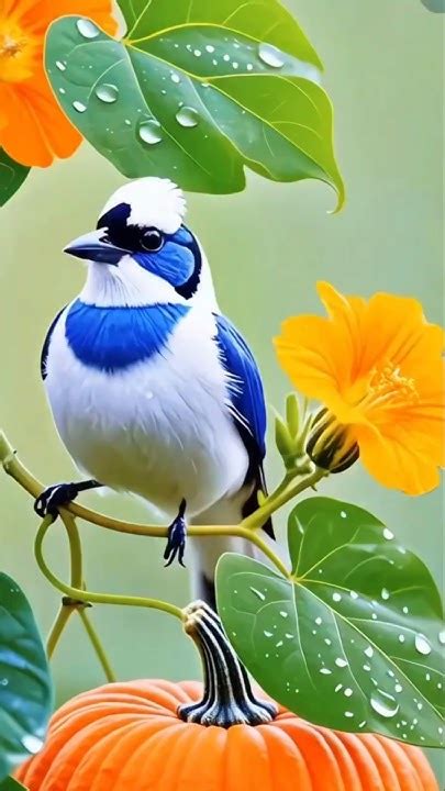 A Stunning Blue And White Colored Bird 🐦 Birds Naturelovers Nature