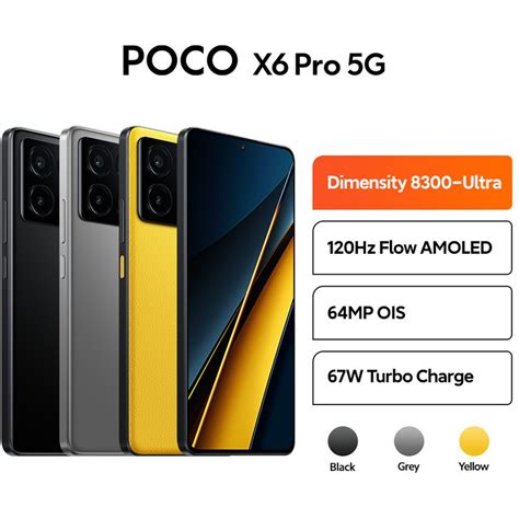 Jual POCO X6 Pro 5G 12 512 GB BNIB No Repack Garansi Xiaomi Indonesia Shopee Indonesia