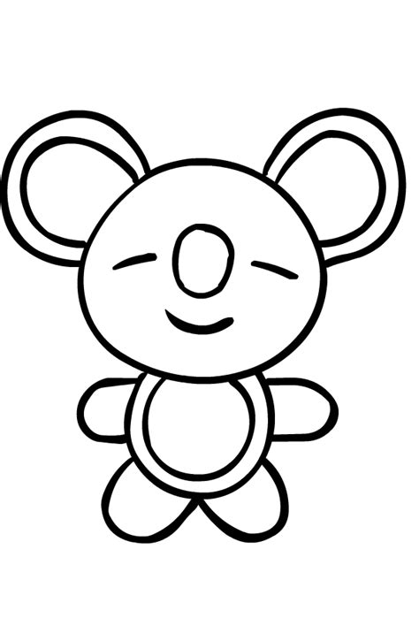 Koya And Shooky Bt21 Coloring Page In 2022 Cute Coloring Pages Bt21