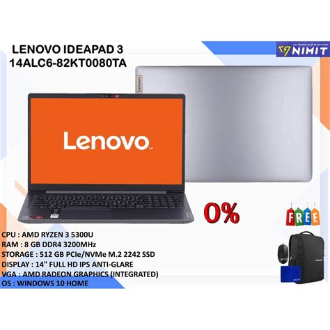 Notebook Lenovo Ideapad Alc Kt Ta Shopee Thailand