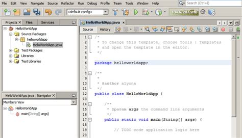 programação em java netbeans