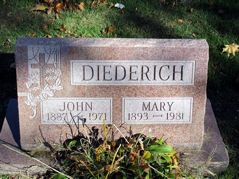John Diederich 1887 1971 Homenaje De Find A Grave