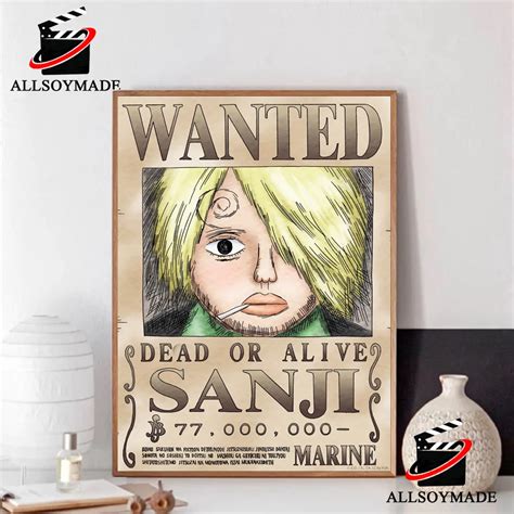 One Piece Wanted Poster Template