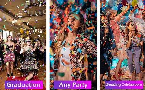 12 Inch Confetti Cannon Multicolor Confetti Popper Party