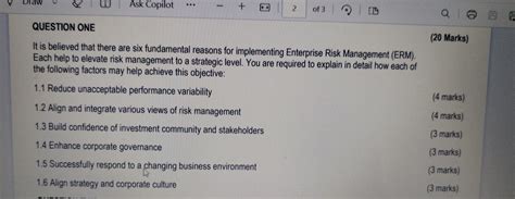 Solved Question One20 ﻿marksit Is Believed That There Are