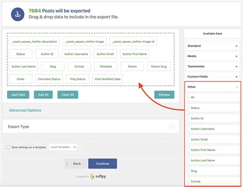 how to export wordpress posts wp all import