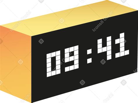 Digital Clock Png Svg