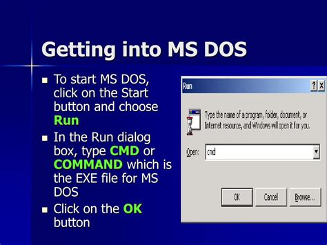 Ppt Dos Commands Powerpoint Presentation Free Download Id 5121653
