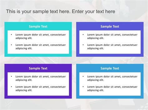 Box List 6 PowerPoint Template