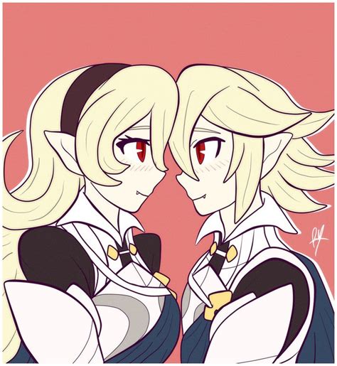 Corrin X Corrin Corrin X Felicia Female Corrin Fanart Anime Women