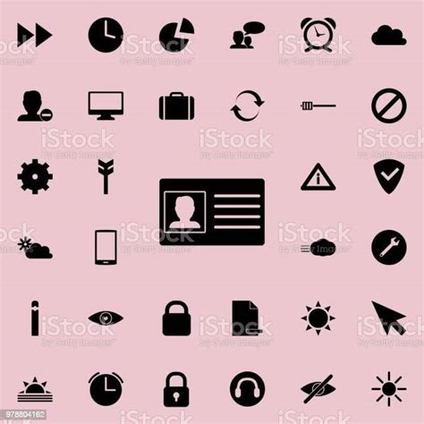 아이콘을 식별 합니다 최소한의 아이콘의 자세한 설정 합니다 프리미엄 그래픽 디자인입니다 웹사이트 웹 디자인 모바일 응용 프로그램 모음 아이콘 중 하나 개념에 대한 스톡 벡터