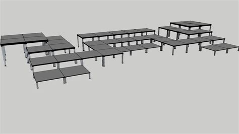 Multi Level Stage 3d Warehouse