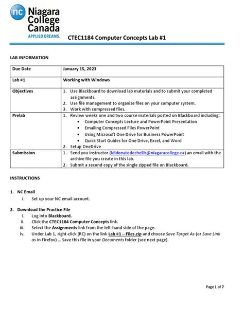lab 1 working with windows pdf computer file zip file format