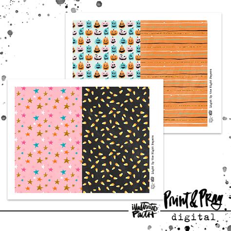 Light Up The Night Patterned Paper Bundle Illustrated Faith