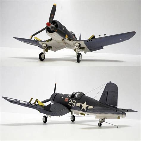 13 Fighter Model Diy Assemble Plane Model Kit 3d Paper £995 Picclick Uk