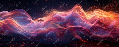 Premium Photo Dynamic Visualizations Of Data Patterns Wallpaper