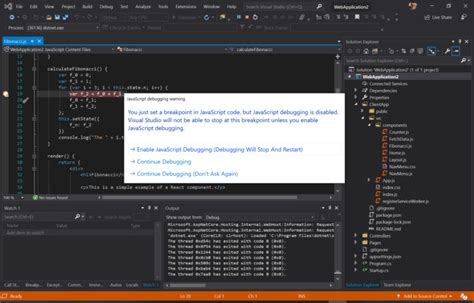 Debug Javascript In Microsoft Edge From Visual Studio Visual Studio Blog