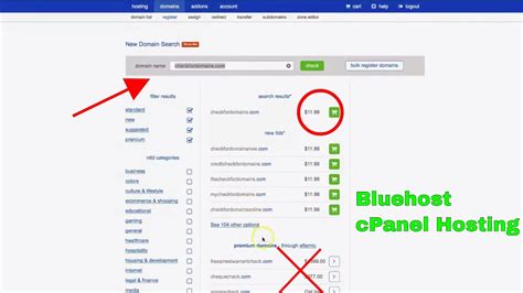 How To Use Bluehost Hosting Cpanel Review Youtube