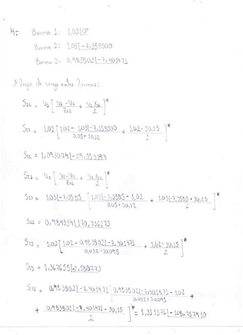 Sistemas Electricos De Potencia Ejercicios De Sistemas Eléctricos Docsity